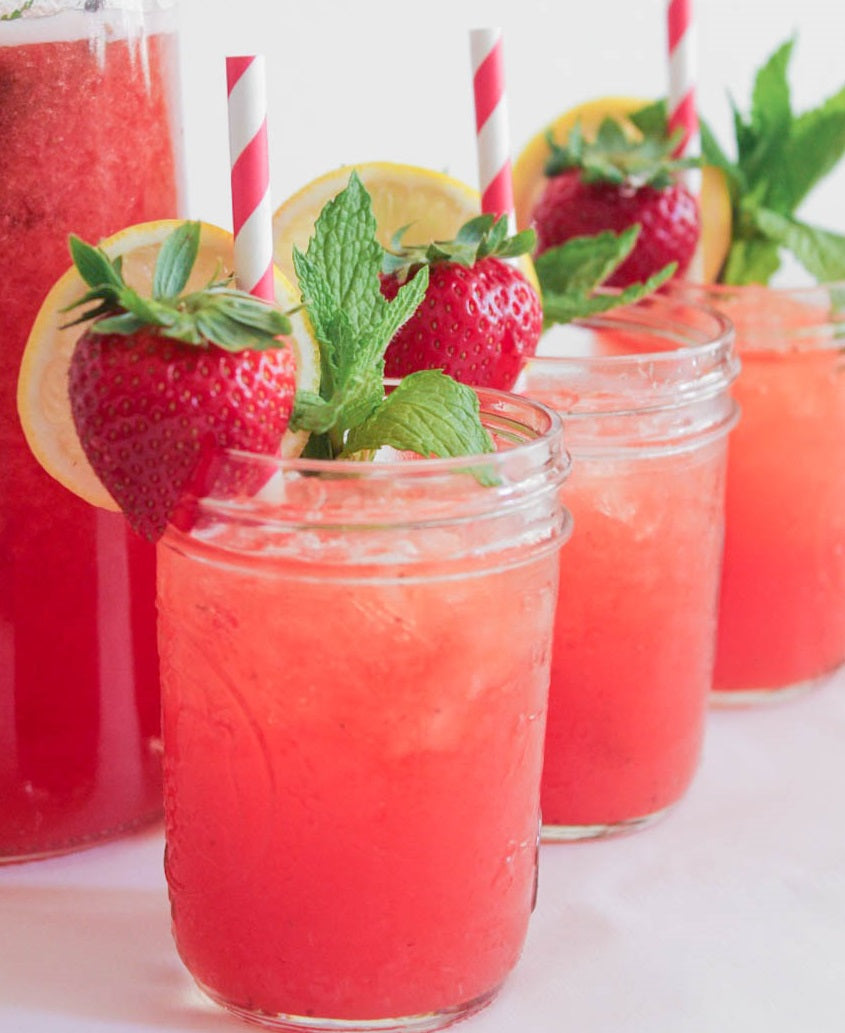 Strawberry Spiked Lemonade – Wild Muskoka Botanicals
